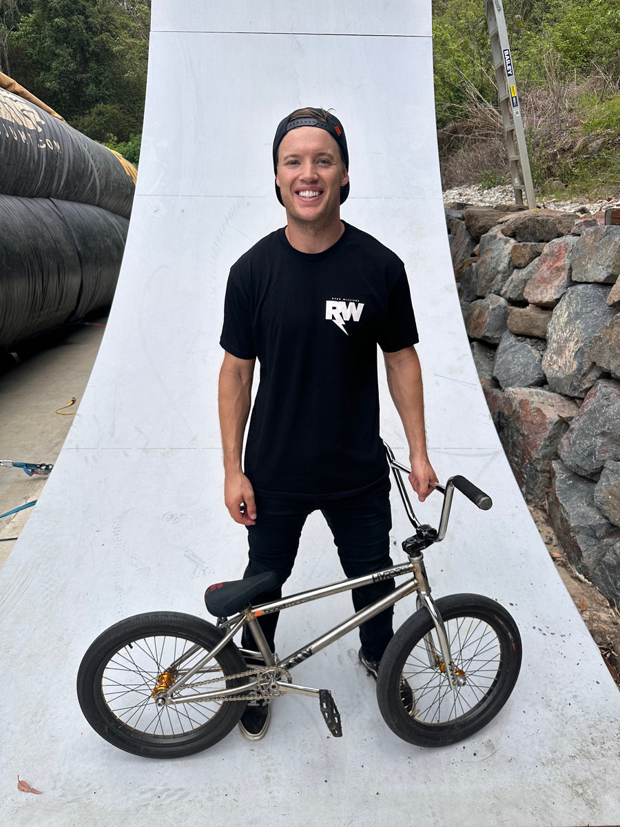 RW Black / White Tee Adult – RWILLY